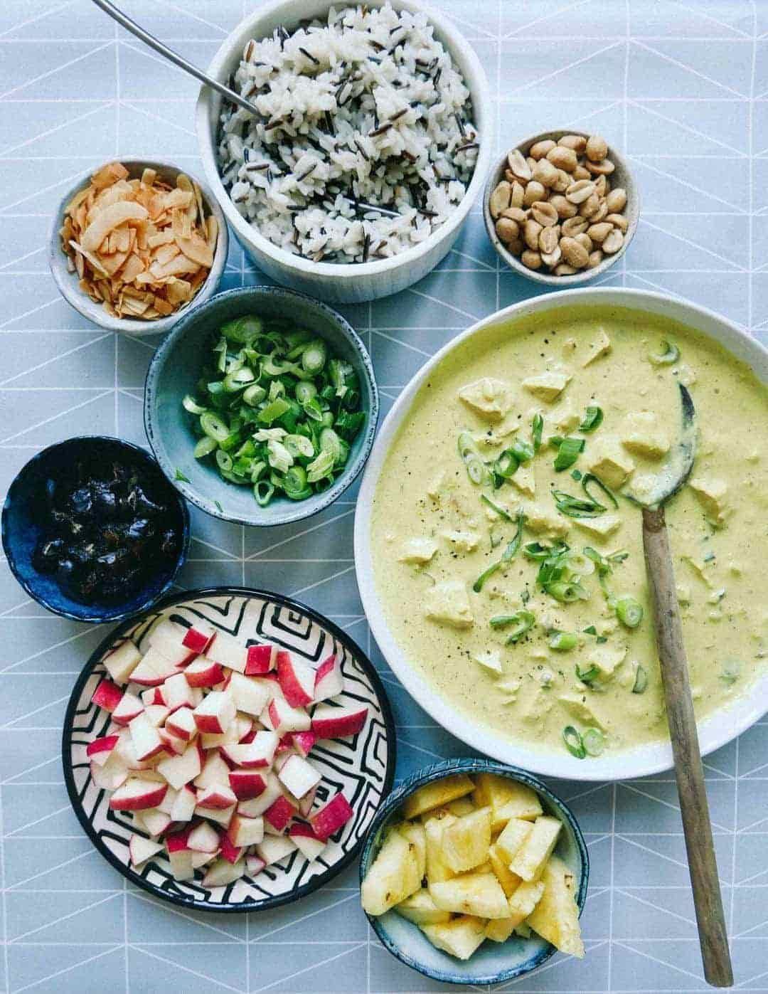 Vegetarian rice table - Recipe with the best toppings – Micadeli